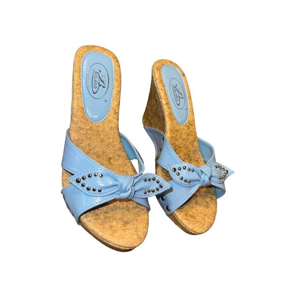 Bolaro by Summer Rio | Shoes | Bolaro By Summer Rio Blue Silver Studded ...